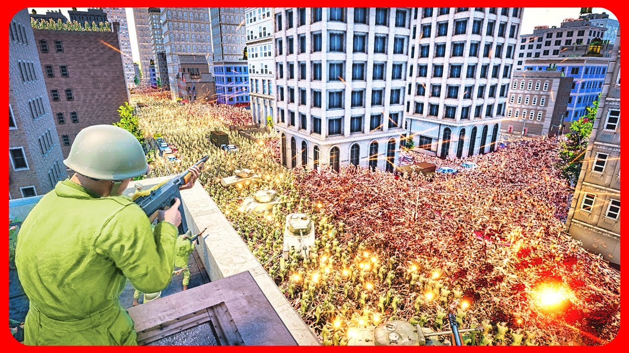 City Invasion of 10 MILLION ZOMBIES - Ultimate Epic Battle Simulator 2 ...