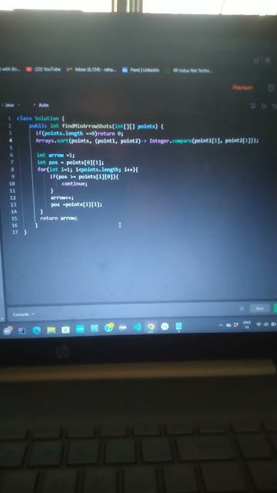 Minimum Number Of Arrows To Burst Balloons Java Dsa Coding Coder Code Leetcode Youtube