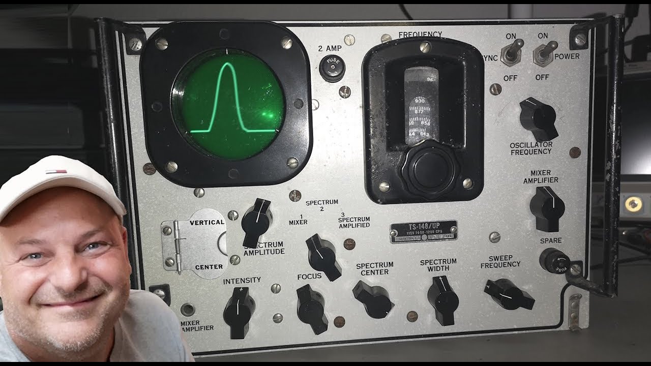 TS-148/UP Military Spectrum Analyzer X-band 1945-50 8.4 to 9.6GHz ...