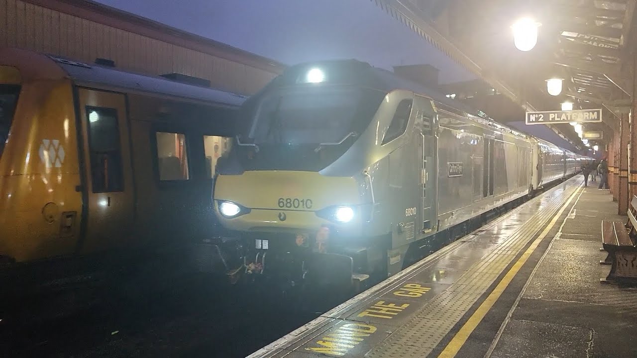 Last video of 2024 | Chiltern Railways Class 68 + DVT 68010 and 82304 ...