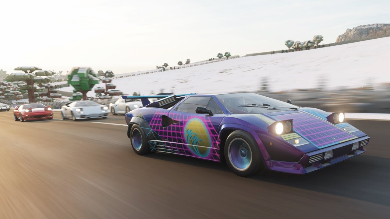 Race - Lamborghini Countach | Forza Horizon 4 - YouTube