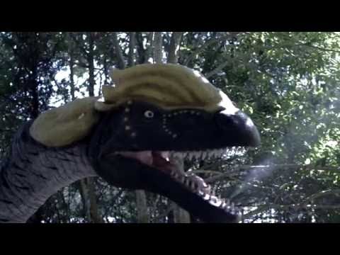 Encounter with a REAL Dinosaur - VERY Dangerous!