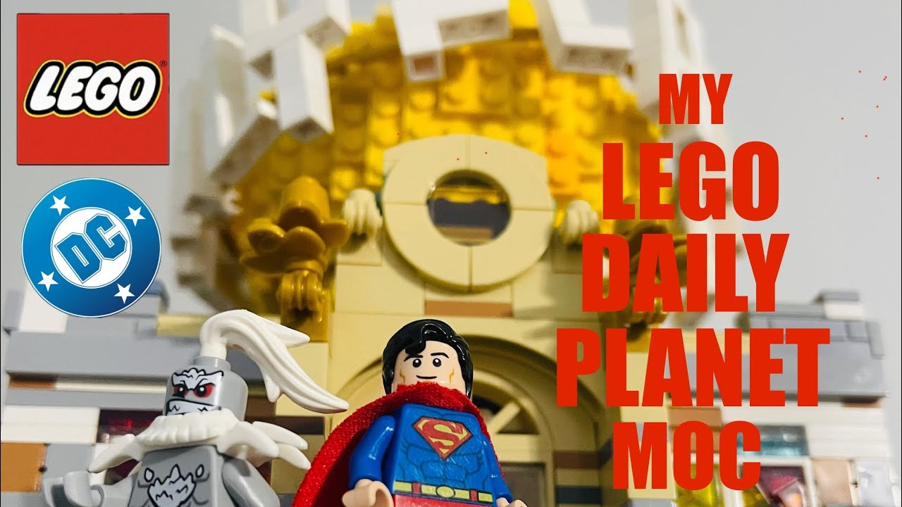 LEGO DAILY PLANET OFFICE BUILD!!!! My Lego Daily Planet Moc Part 2 ...