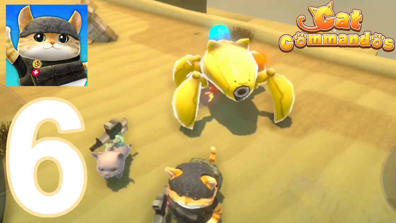 Cat Commandos Gameplay Walkthrough Part 6 - Chapters 10 (Android, iOS) - YouTube
