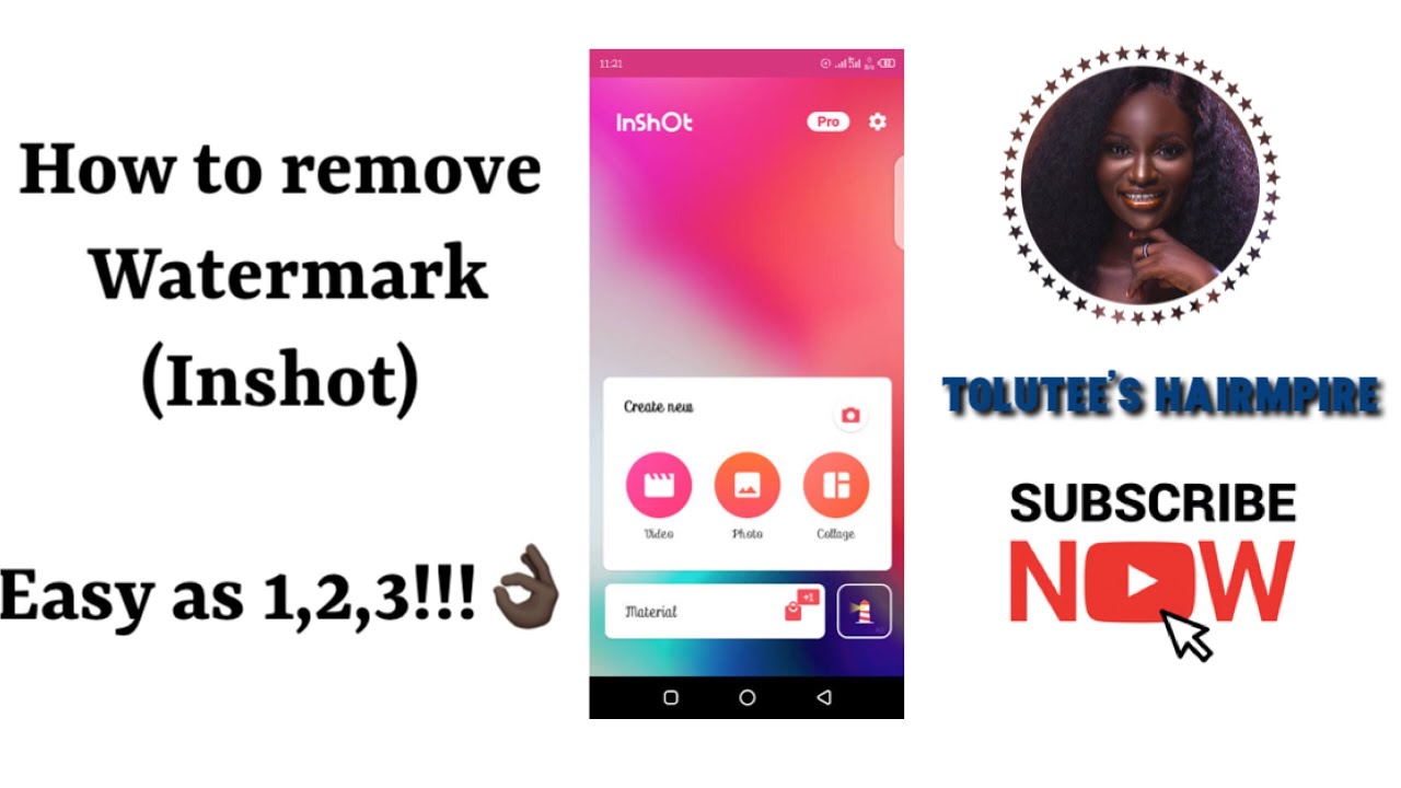 How to get rid of inshot app watermark in your videos - YouTube
