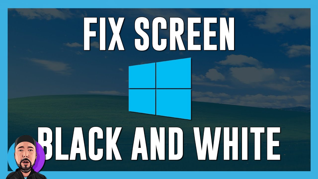 Fix Windows Screen looks Black and White | No Colors on Windows - YouTube