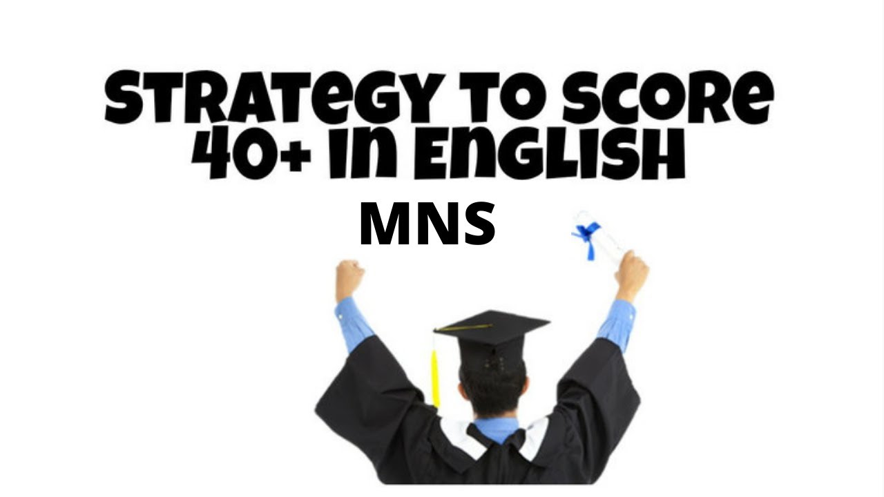 HOW TO SCORE 40+ IN ENGLISH MNS || STRATEGY FOR ENGLISH || BY MODERN ...