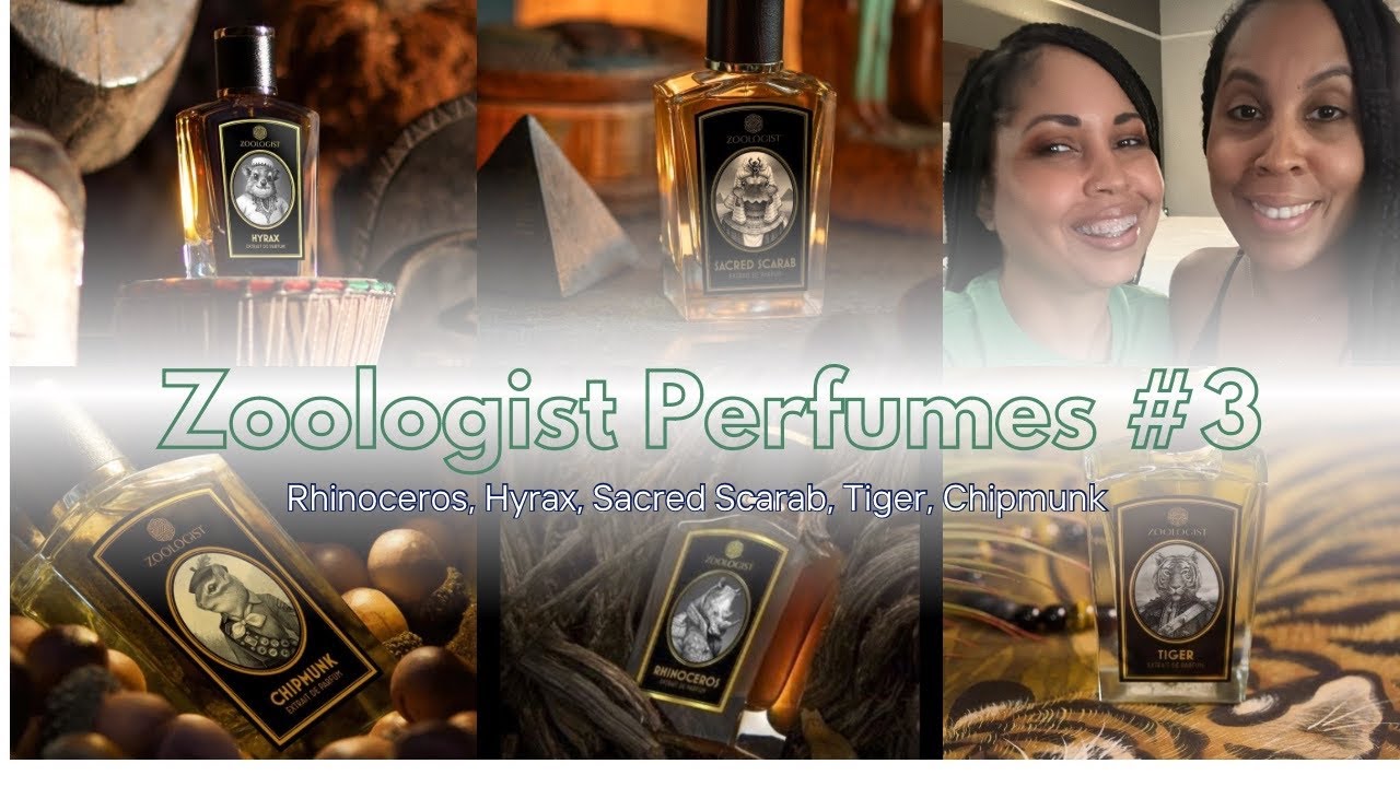 THE ZOOLOGIST PERFUME SERIES PART 3: Rhinoceros, Chipmunk, Hyrax ...