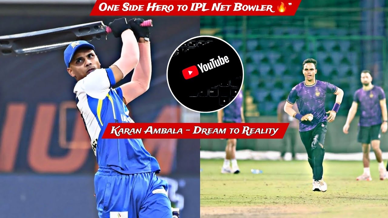 Karan Ambala – One Side Hero से IPL तक का सफर 💪 | From Tennis Cricket ...