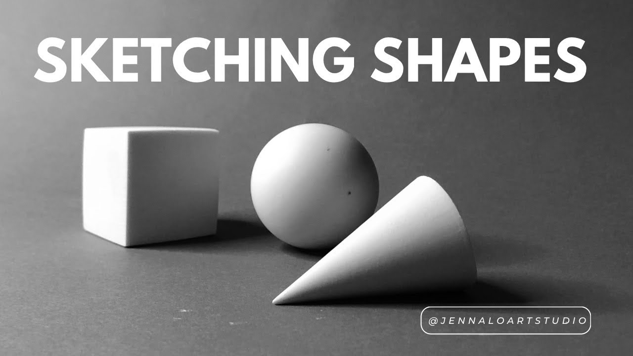 Sketching Shapes - Mini Class #sketching #pencildrawing - YouTube