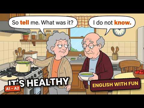 English With Fun | Easy English Conversation | Funny Old Couple at Home