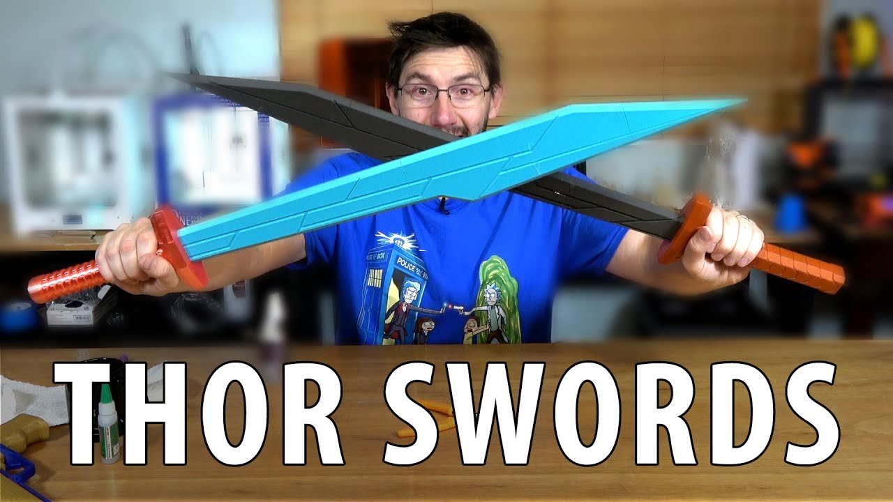 3D Printing Swords from Thor Ragnarok Using 3DWorkbench Models ...