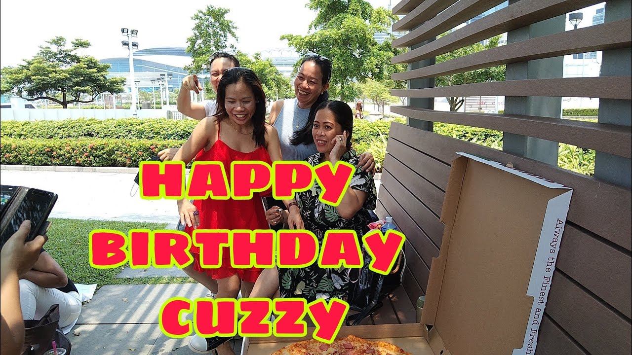 Happy birthday cuzzy, let party! - YouTube