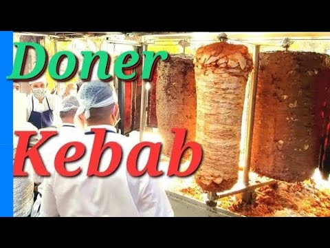 Doner kebab Neshat Tehran Iran 4k shawarma کباب ترکی (دونر) نشاط تهران ...