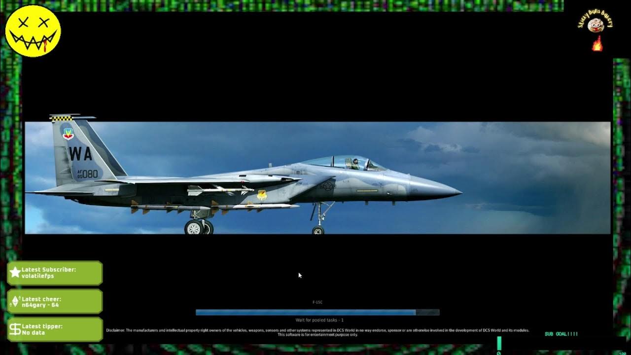 Lazy Weekend FLight Sim sTreAm F15C DCS World #dubbypartner !subscribe ...