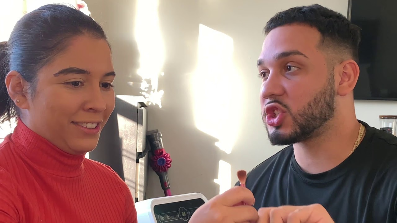 Chicklet does Maleni's makeup - YouTube