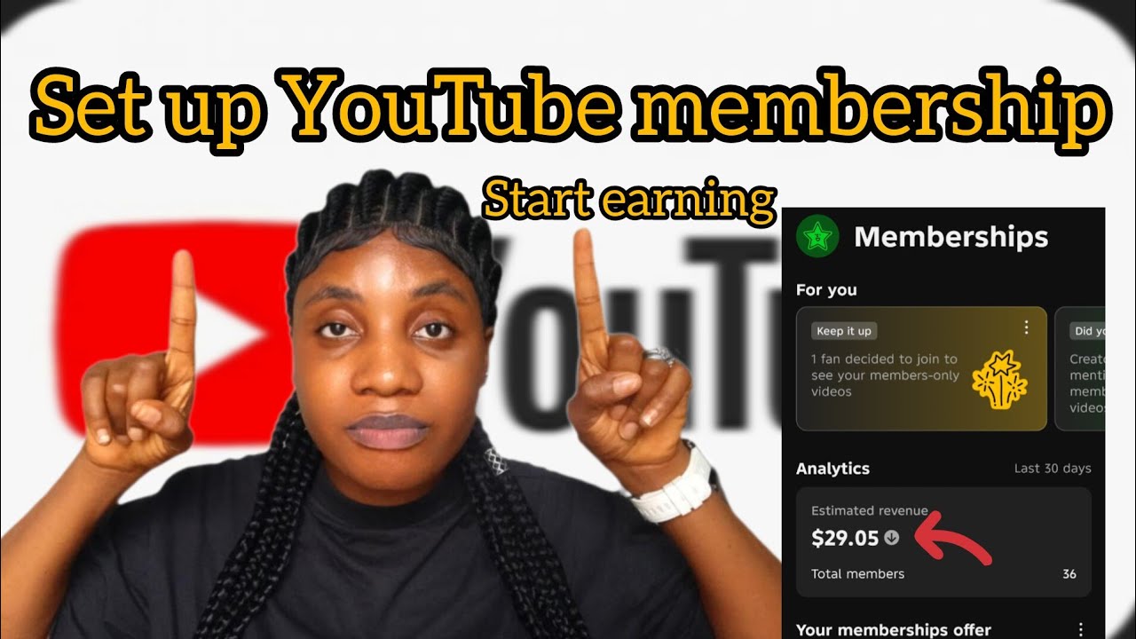 How To Set Up YouTube Membership - Earn More On YouTube - YouTube