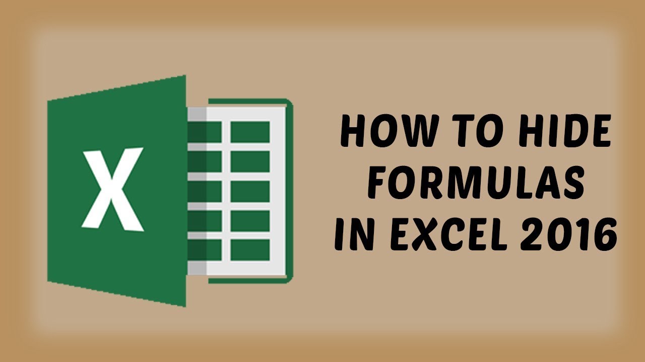 How To Hide Formulas in Excel 2016 | Hide Formula in Excel - Hindi | DR ...