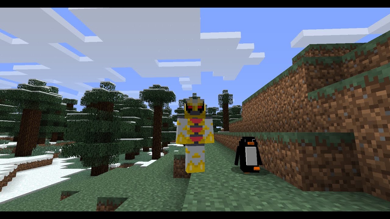 Minecraft mod: Pingu mod - YouTube