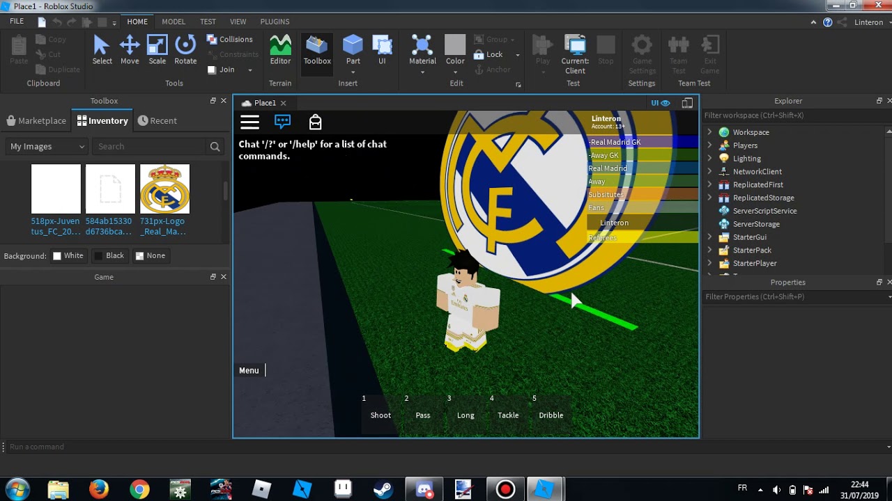 ROBLOX | How to Put Logo In MPS Pitch - YouTube