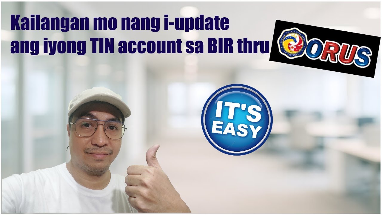 How to register and create my digital TIN ID online thru ORUS / BIR ...