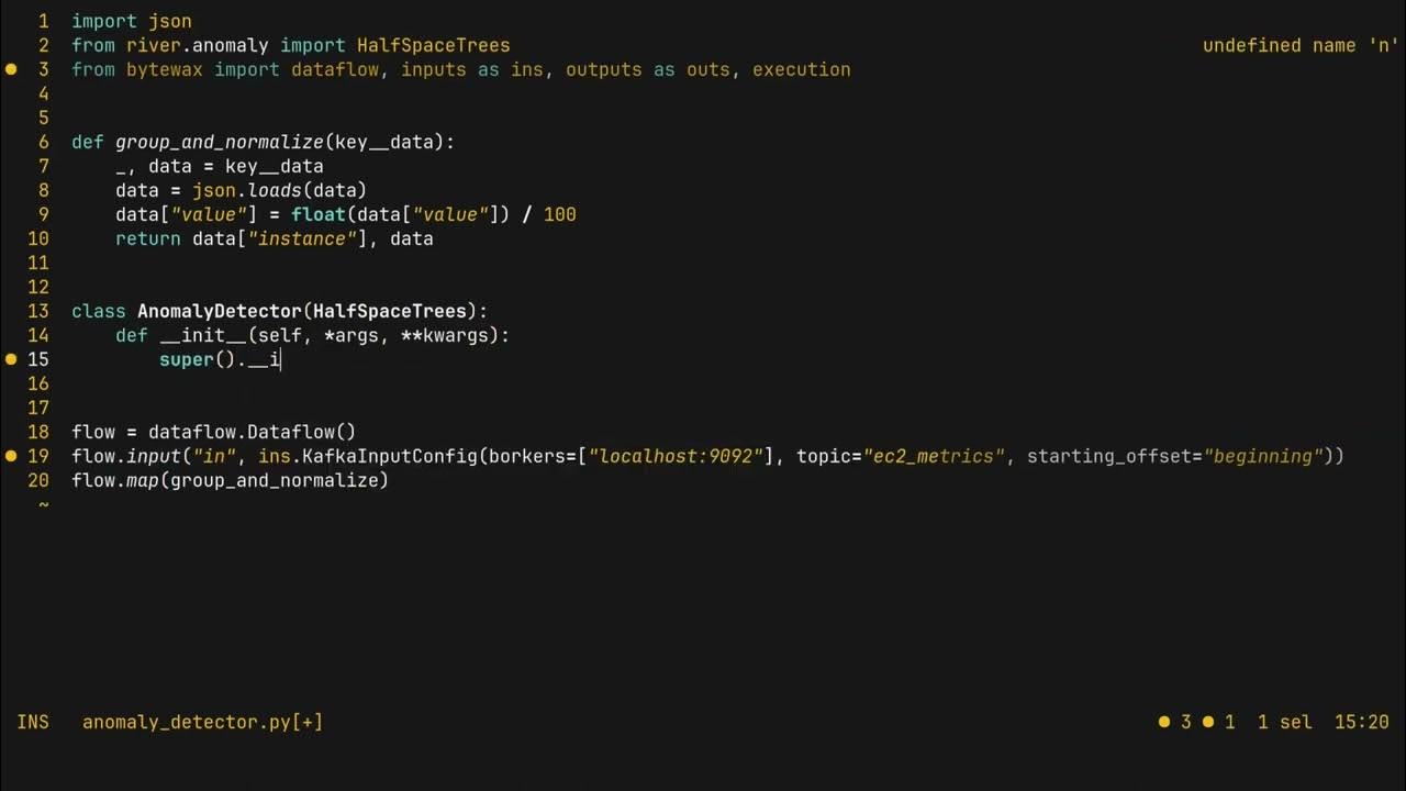 Build Anomaly Detection on Streaming Data in Python in 60 seconds - YouTube