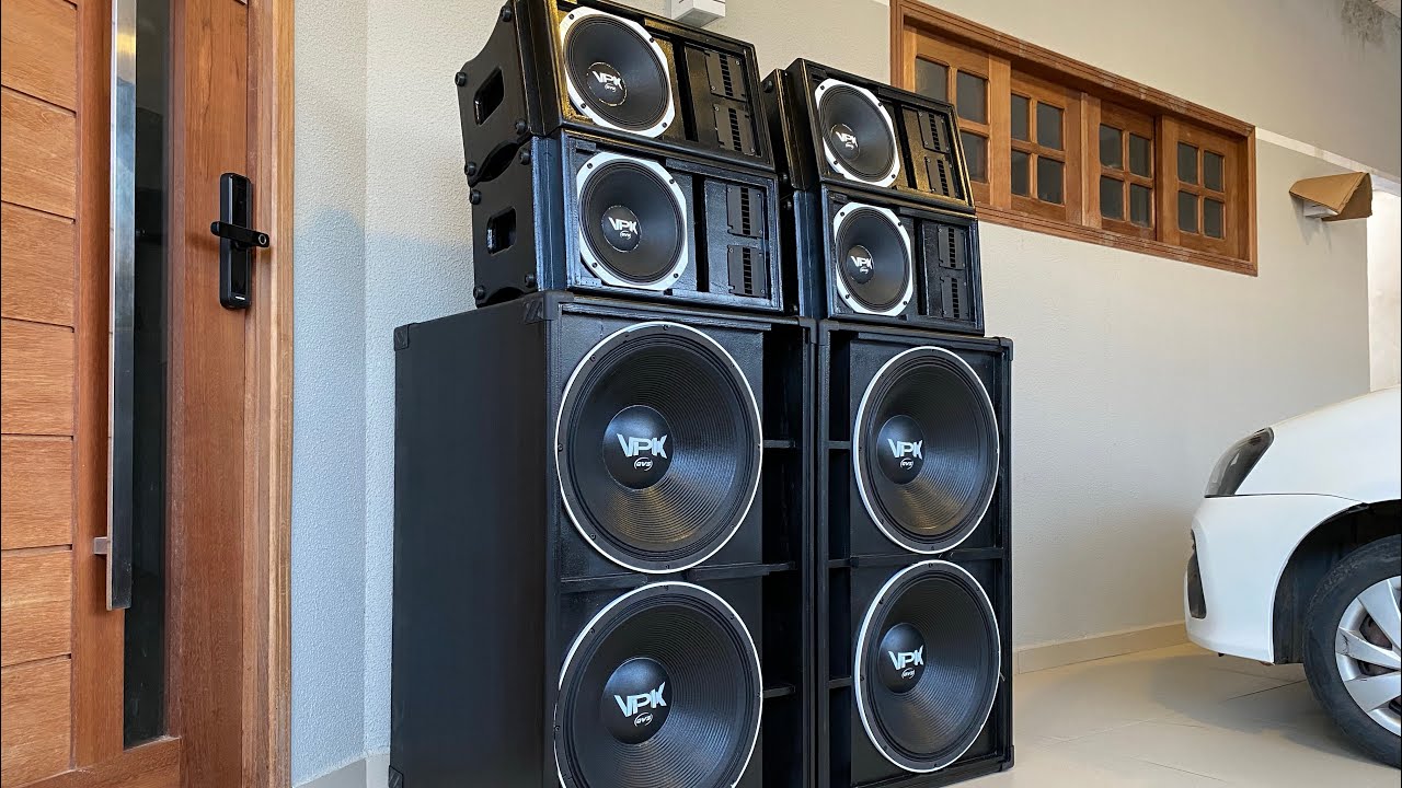 Sistema 3 Vias PA Passivo de 4 Graves - YouTube