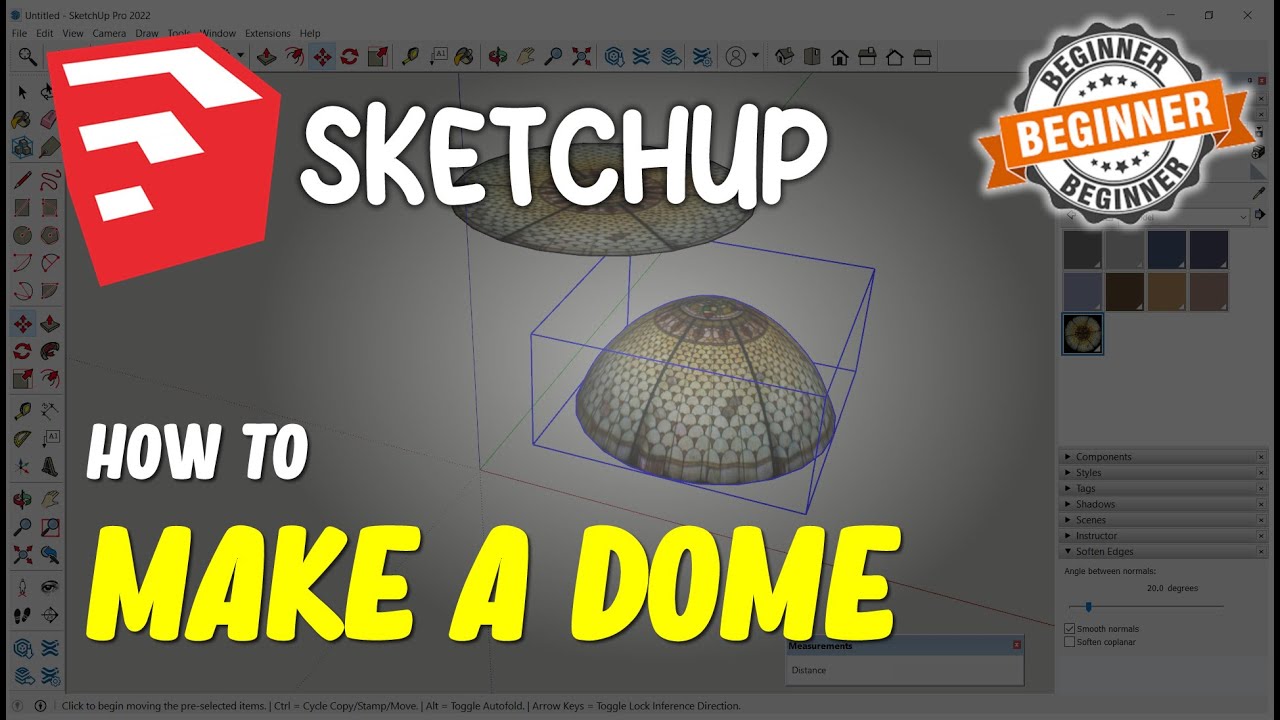 Sketchup How To Make A Dome YouTube sketchup-how-to-make-a-dome-youtube