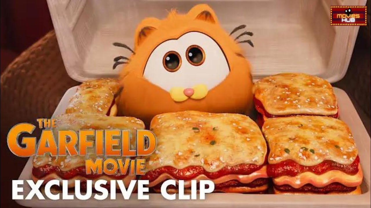 The Garfield Movie Official Clip - Hungry Baby Garfield | Sony Pictures ...