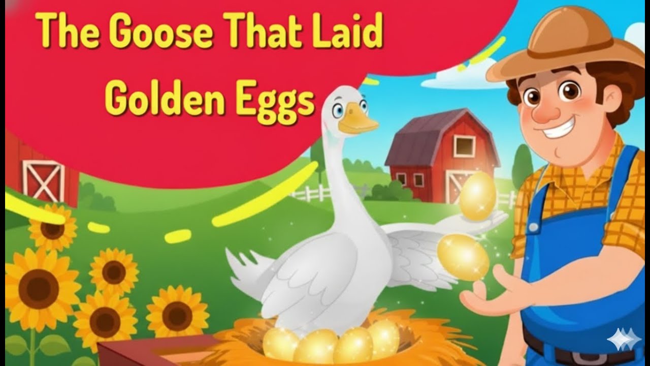 The Goose That Laid The Golden Egg | Short Stories | Aesop's fables in ...