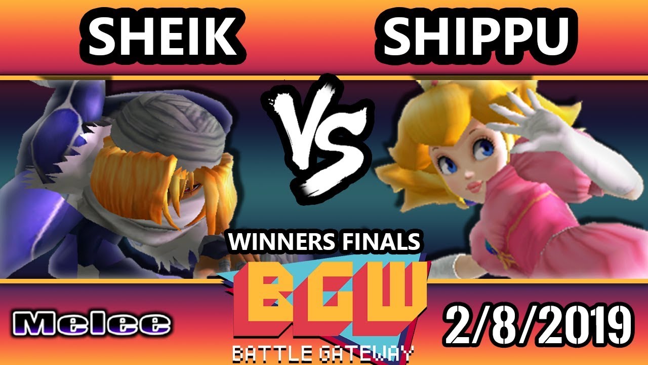 Battle Gateway 24 SSBM - Sheik (Sheik) Vs. Shippu (Peach) Smash Melee ...