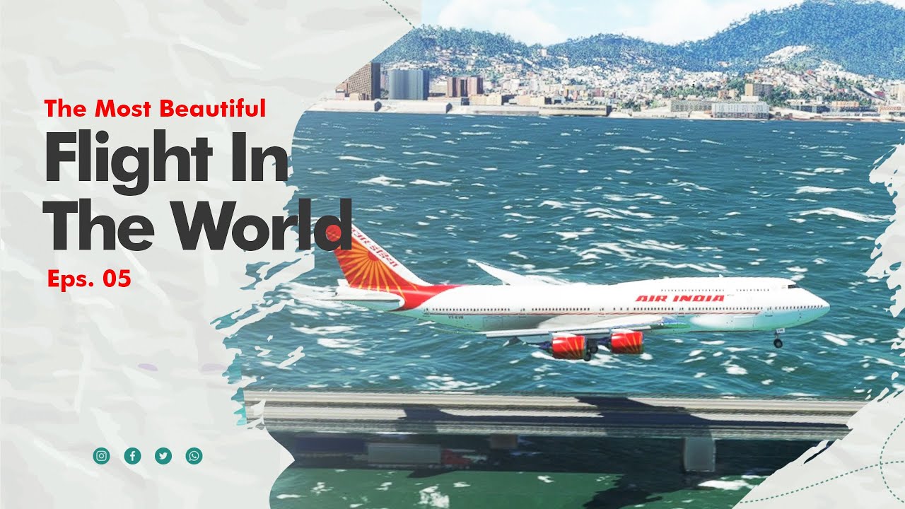 the most beautiful flights in the world eps. 005 #dangerouslanding # ...