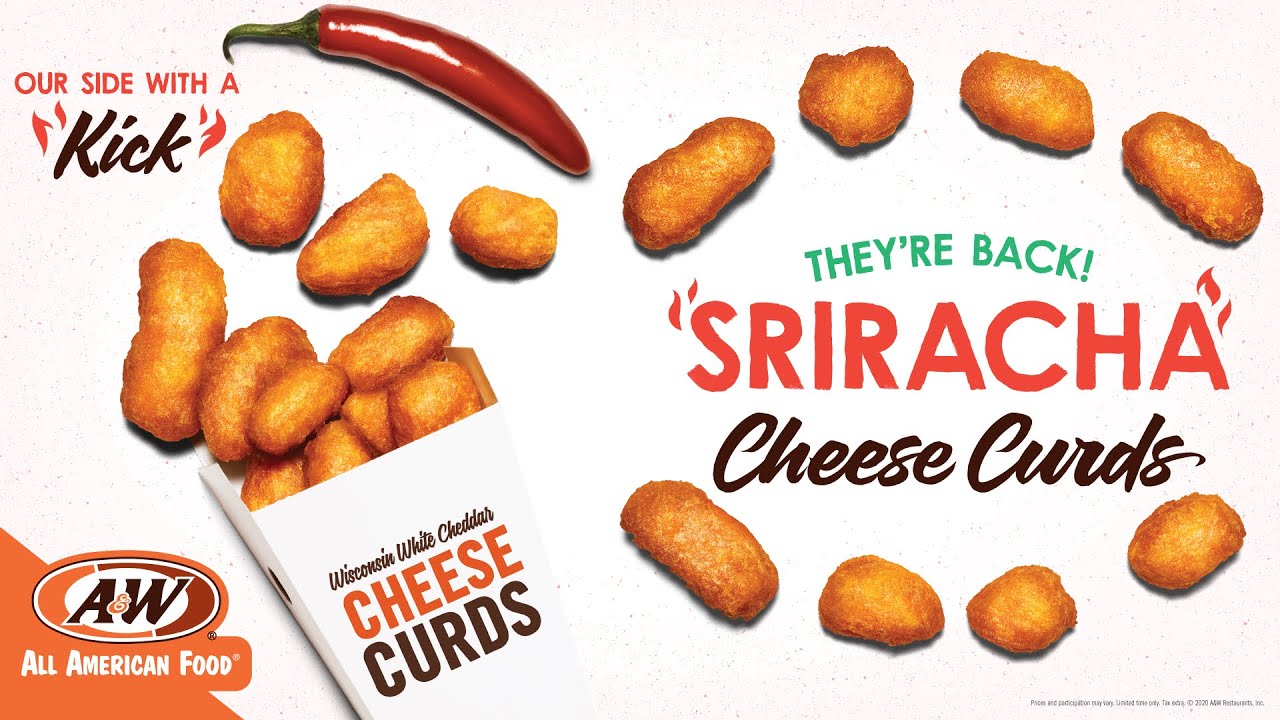 Sriracha Cheese Curds | A&W Restaurants - YouTube