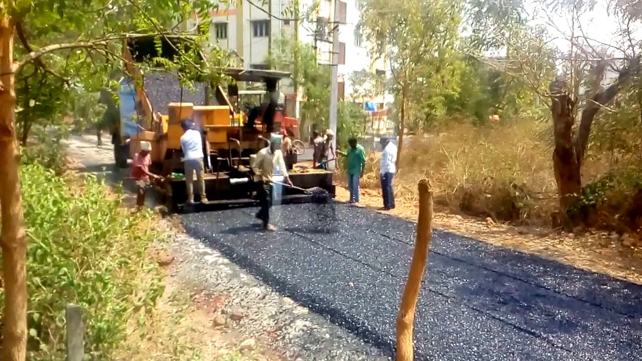 damber road making 04 - YouTube