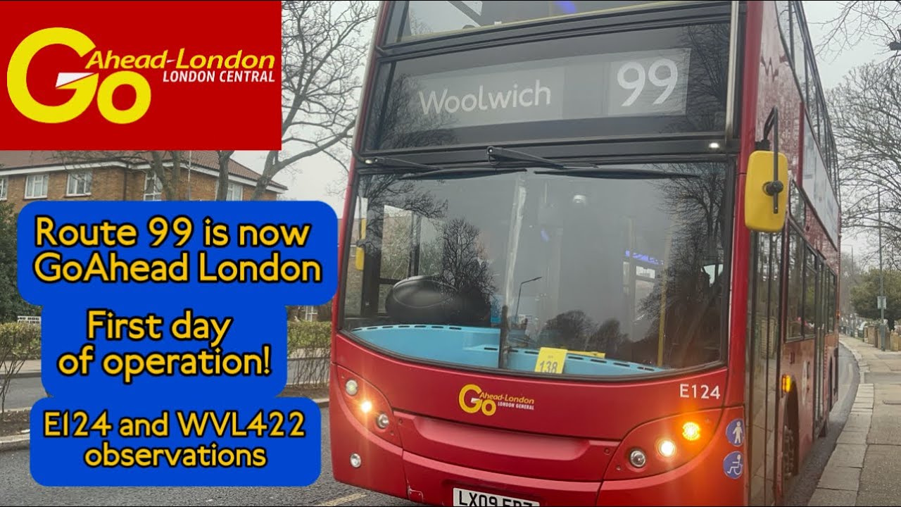 *First Day as GAL* E400 Trident (E124 - LX09FBZ) and B9TL Gemini 2 ...