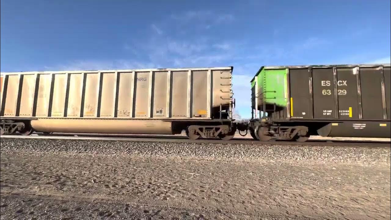 BNSF #9136 Leading &SB Loaded Energy Coal Train With Two DP Unit’s 3/19/23 - YouTube