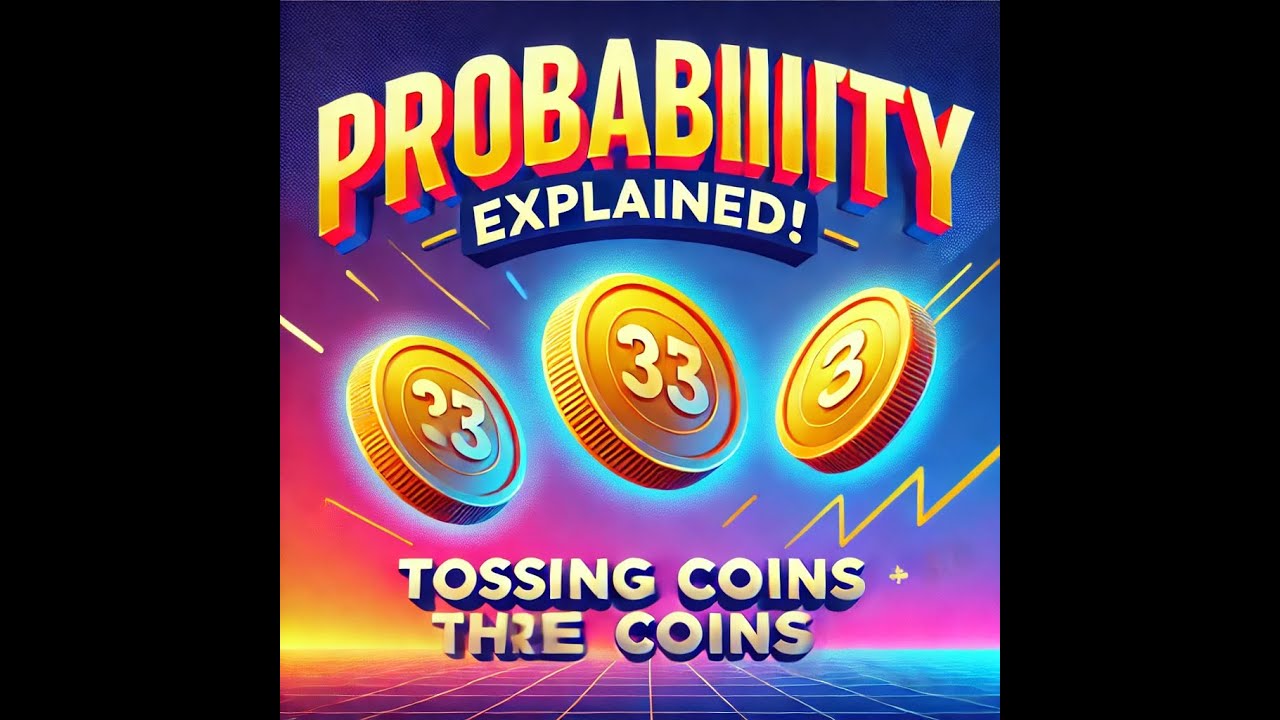 Probability Problem Tossing Three Unbiased Coins Video #126 Data Sc ...