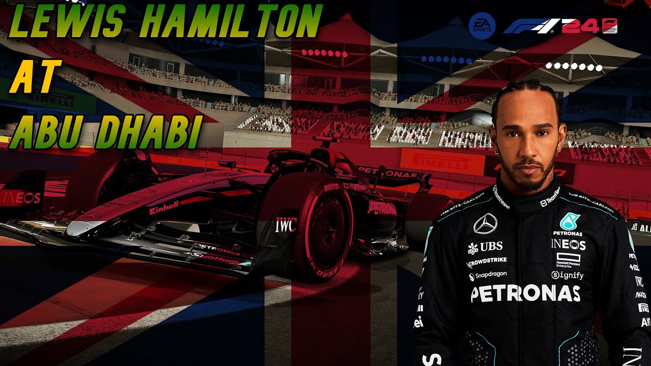 F1 24 Scenario: Lewis Hamilton At Abu Dhabi Fastest Overall Time 90:19 ...