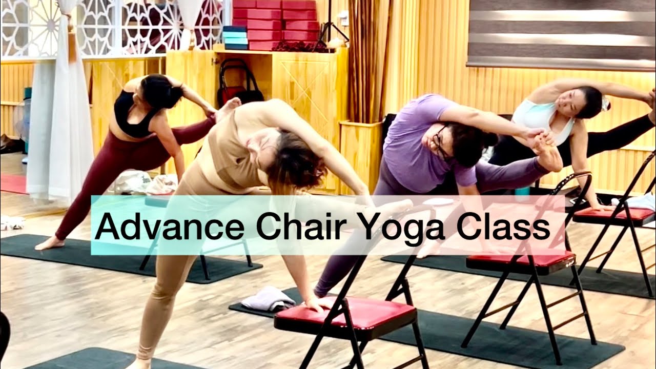Advance Chair Yoga Class॥#subaiyoga #yoga - YouTube