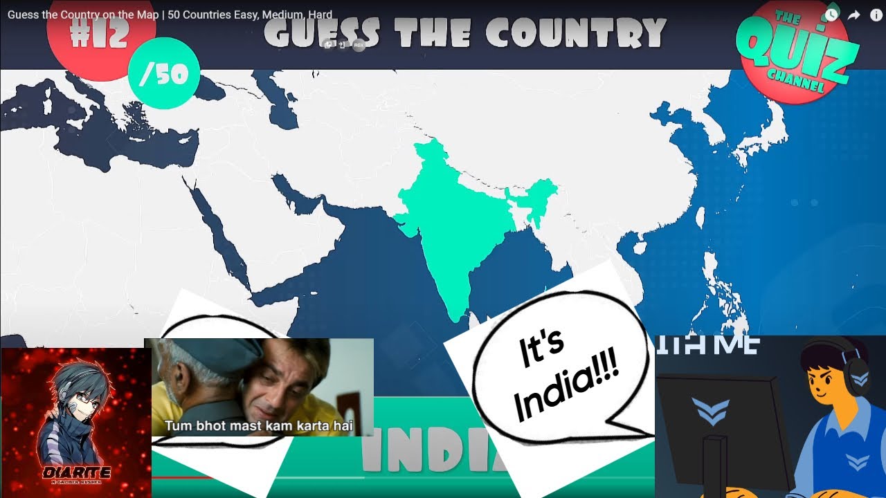 What's the ONE Country on the Map Nobody Can Guess 🤔🤔? - YouTube