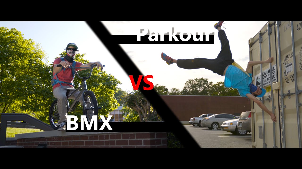 Parkour vs BMX Race! | in 4K! | with Beyond Boundaries - YouTube