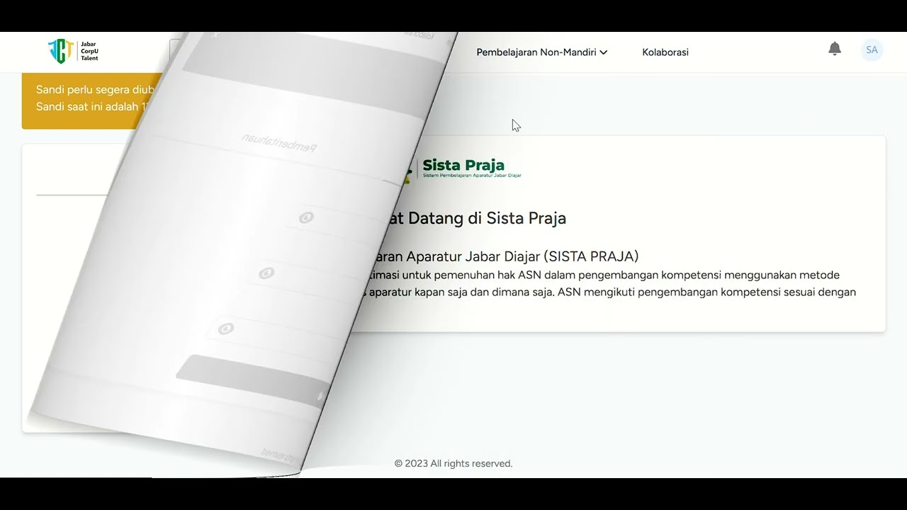 Tutorial Sista Praja V2. Versi Website - YouTube