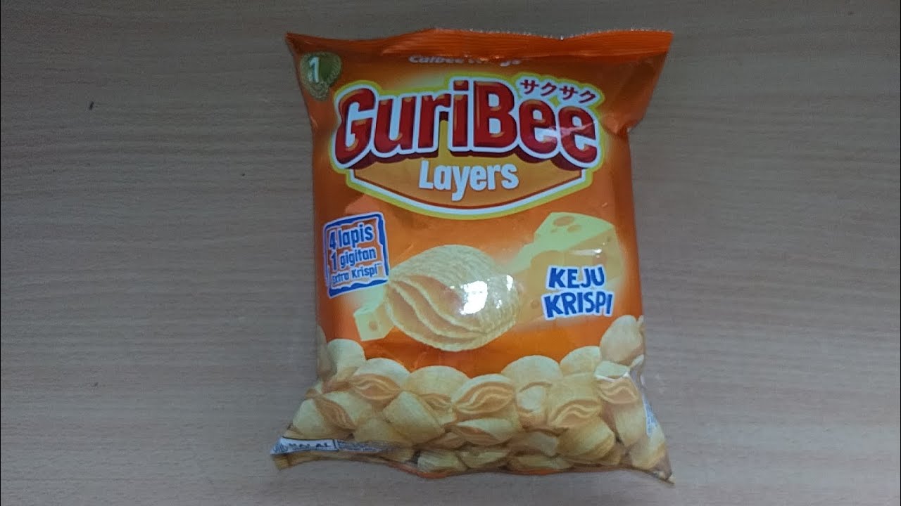 Review Produk #2349 : Guribee Layers Keju Krispi - YouTube