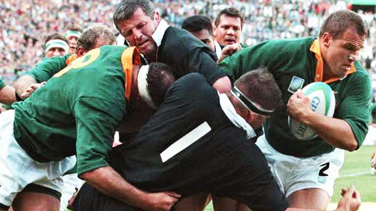 Watching 1995 Rugby World Cup Final - Springboks v All Blacks - YouTube