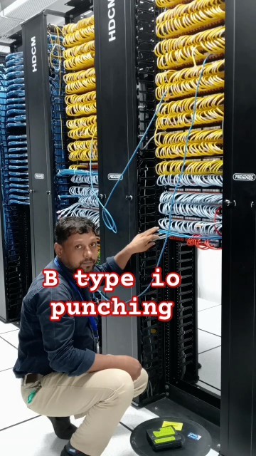 type IO punching networking patch panel 24 hair#dressing#data - YouTube