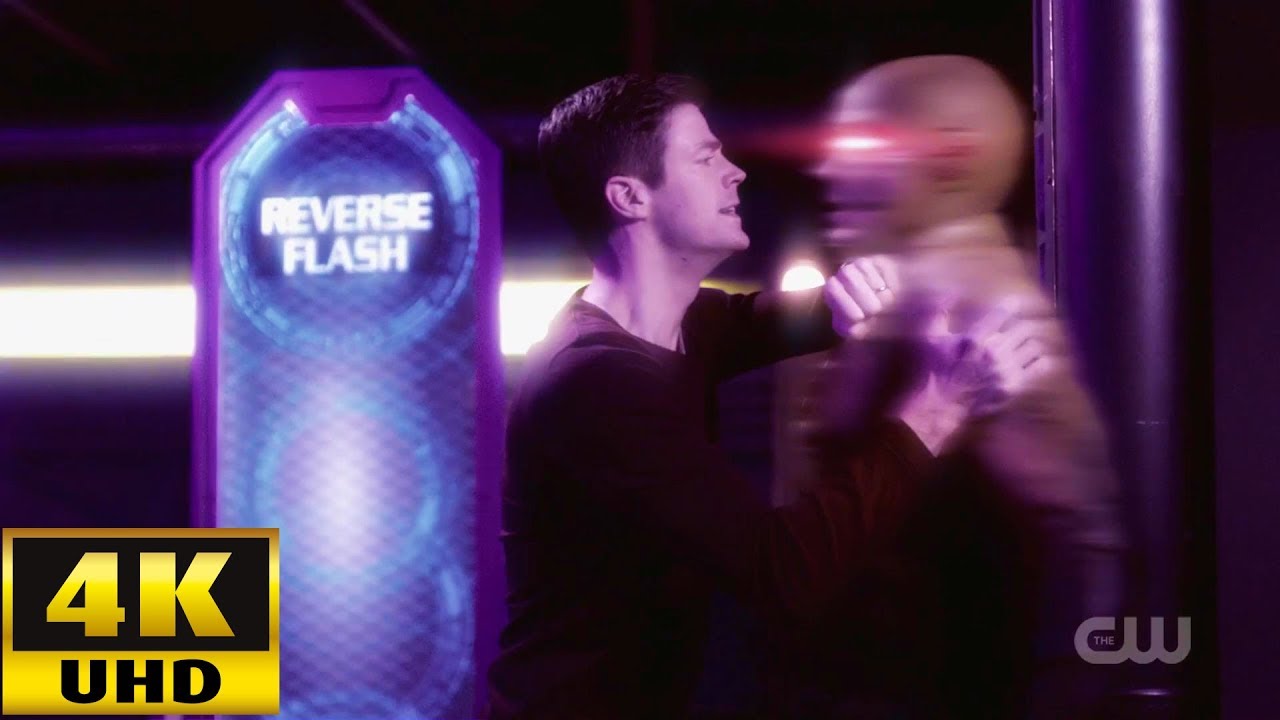 The Flash 5x12 Flash vs Reverse Flash in Nora's Memories | 4K Ultra HD ...