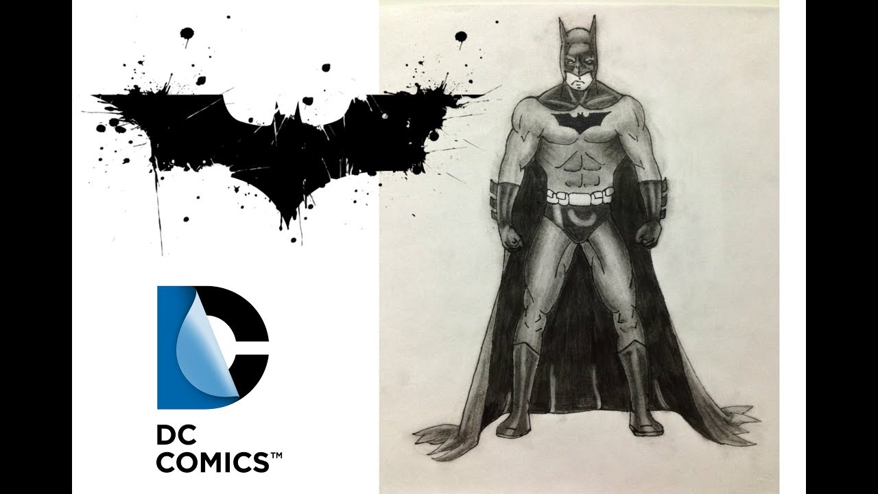 SPEED DRAWING: BATMAN - YouTube