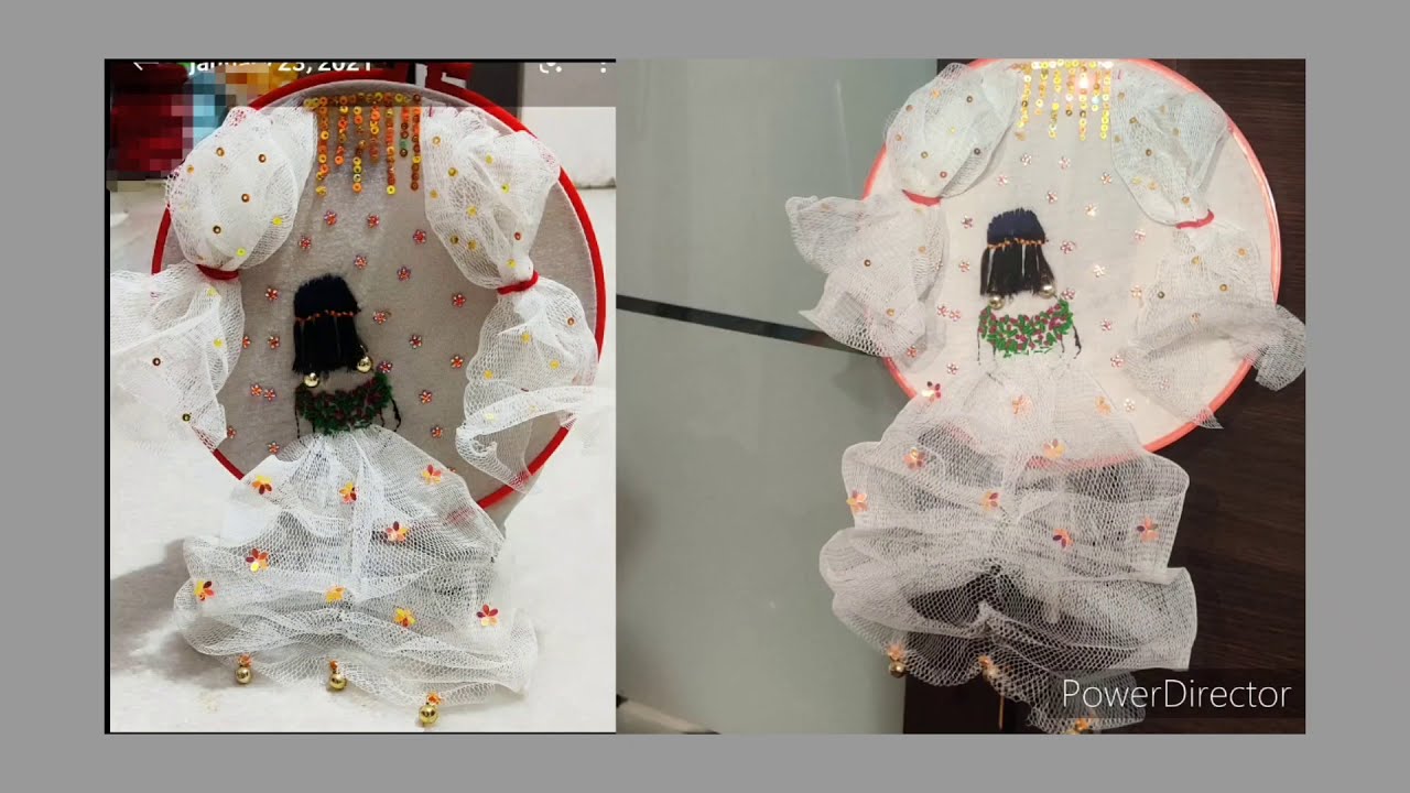 Beautiful Hand Embroidery Doll Design - YouTube