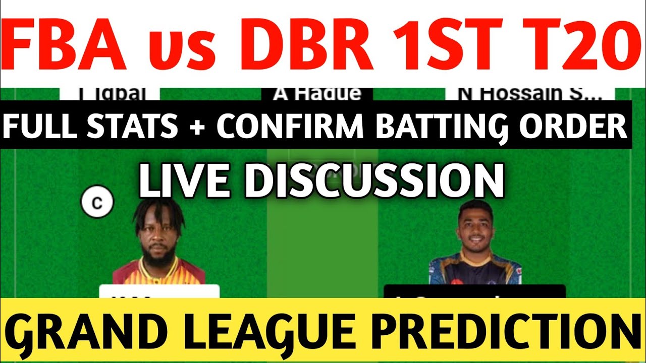 FBA vs DBR Dream11 Prediction, FBA vs DBR Dream11 Team, FBA vs DBR ...