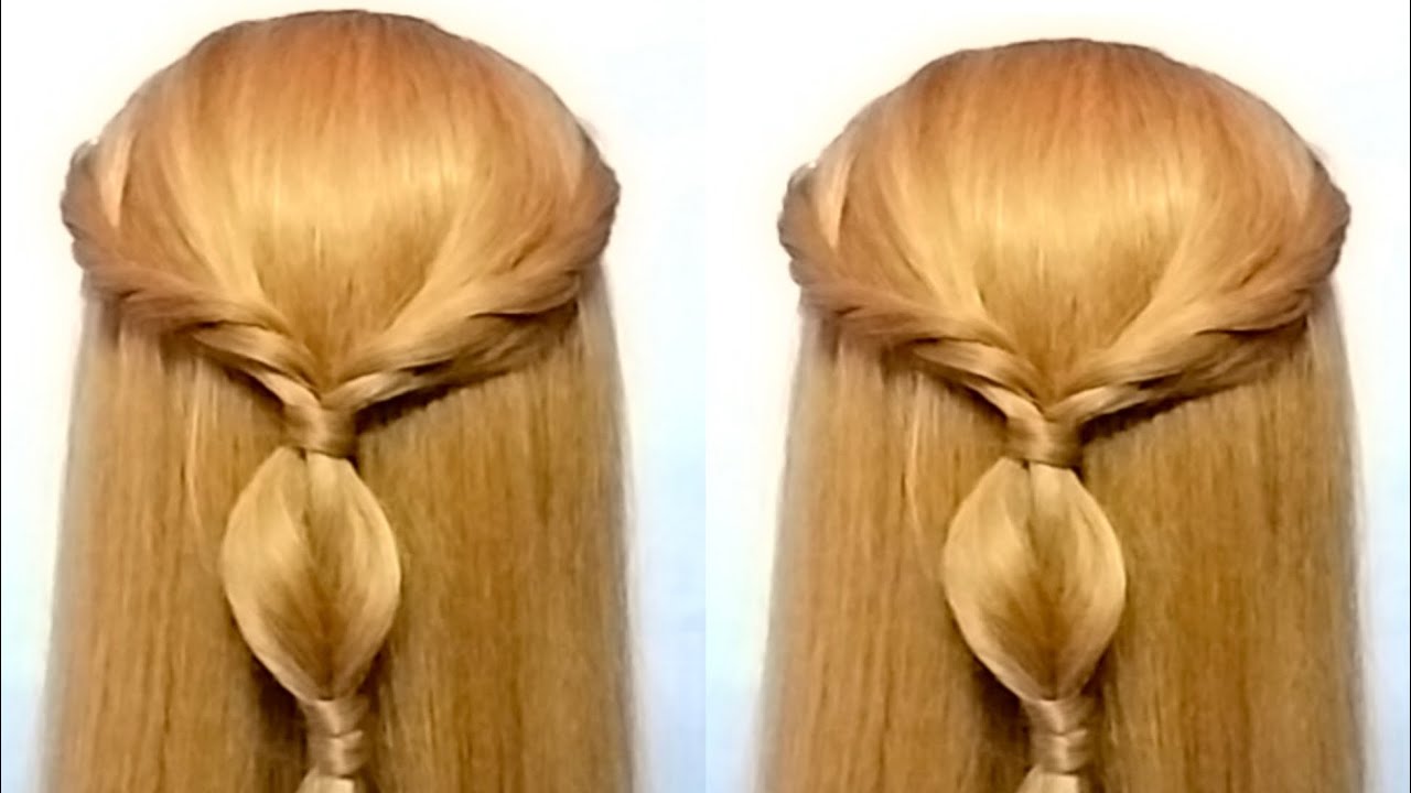 Easy open hair hairstyle | easy and simple hairstyle tutorial # ...